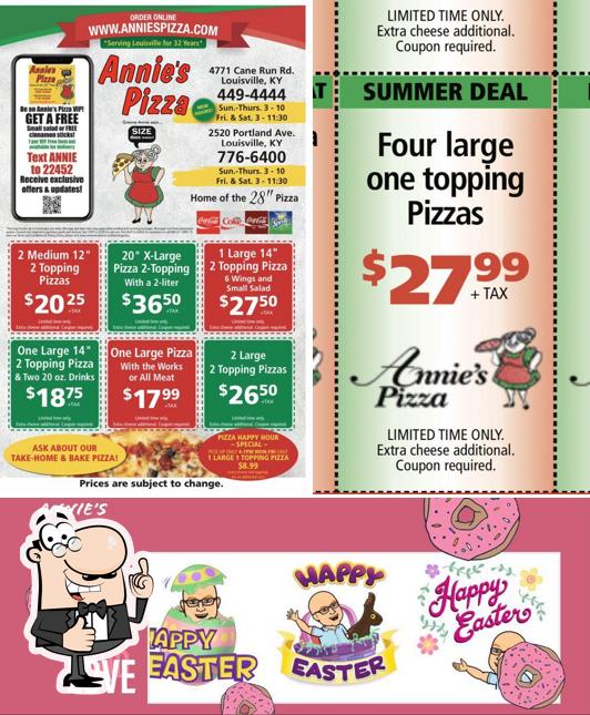 Annie's Pizza, 4771 Cane Run Rd in Louisville - Restaurant menu and reviews