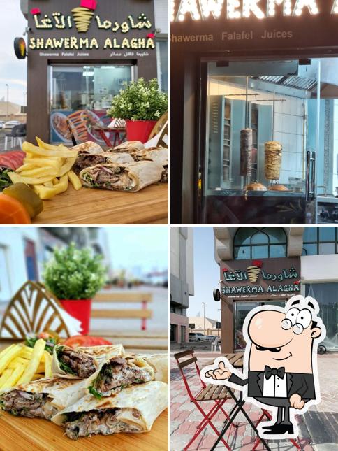 Shawarma Alagha - شاورما الآغا cafeteria, Abu Dhabi - Restaurant menu ...
