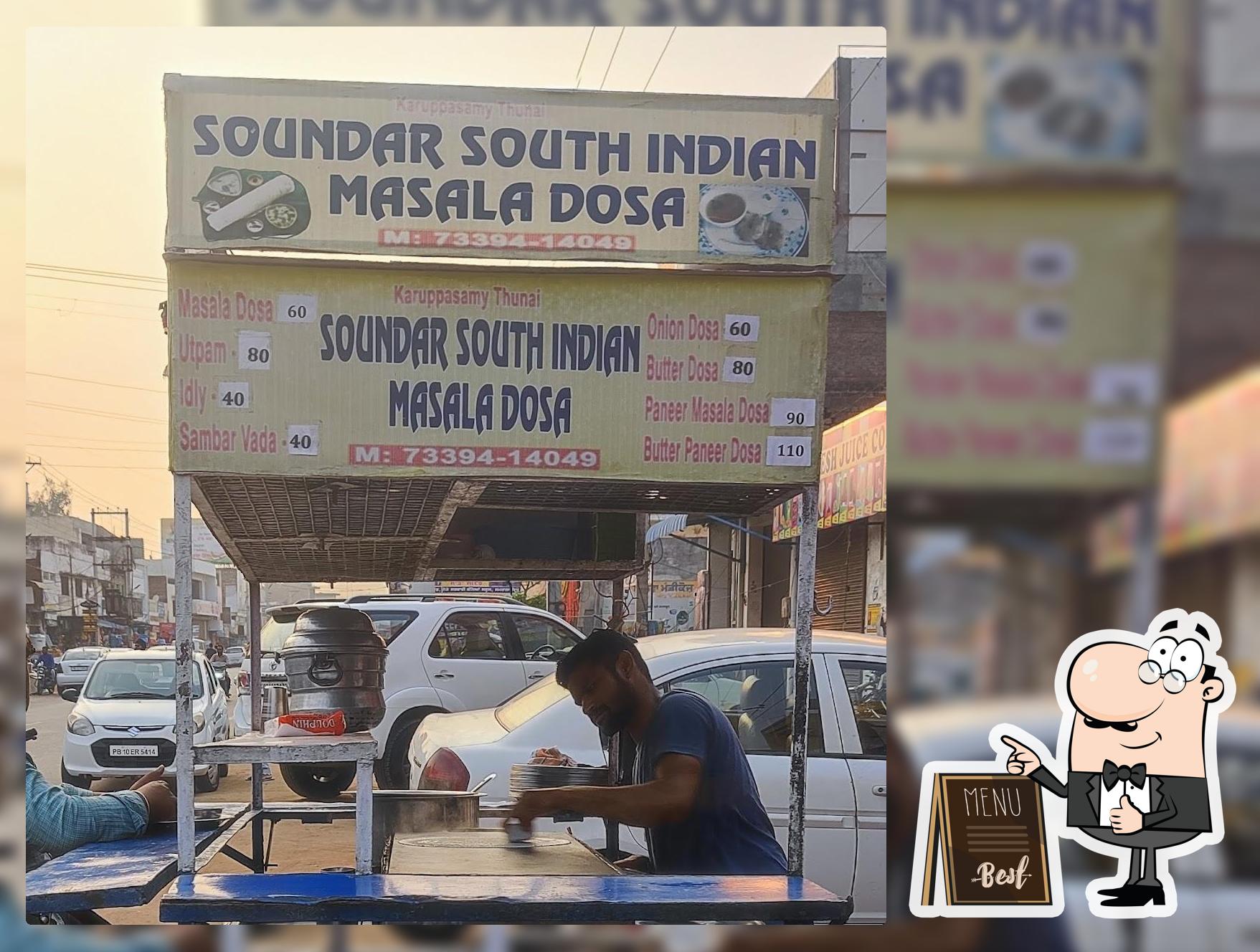 Soundar South Indian masala dosa, Samrala - Restaurant menu, prices and ...
