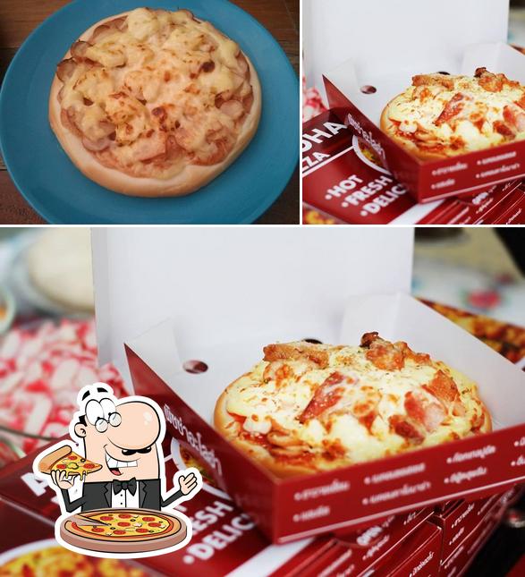 PIZZA ALOHA ซอยสองพี่น้อง ถนนอนุสรณ์อาจารย์ทอง pizzeria, Hat Yai