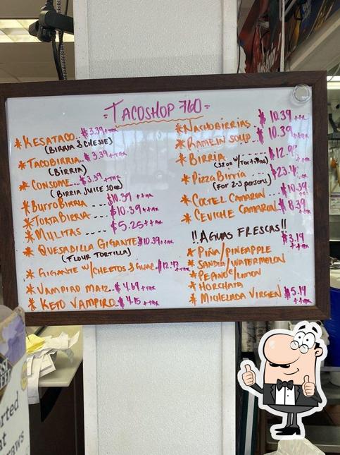 Taco Shop 760, 46490 Calhoun St in Indio - Restaurant menu and reviews