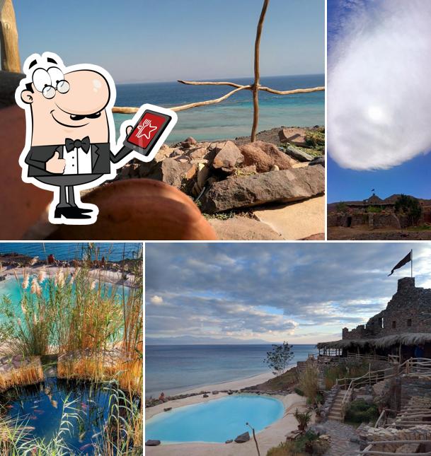 Castle Zaman Reservation restaurant, Egypt, 25 km Taba-Nuweiba Rd ...