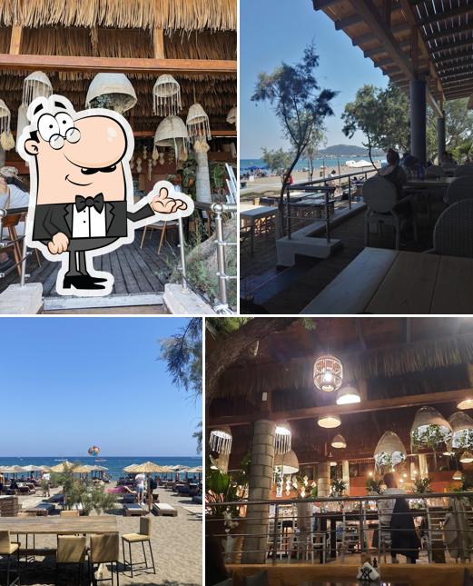 Galazio Restaurant & Beach Bar, Faliraki - Restaurant menu, prices and ...