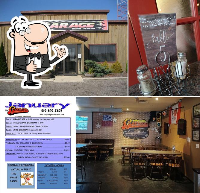 The Garage, Merlin - Restaurant menu, prices and reviews