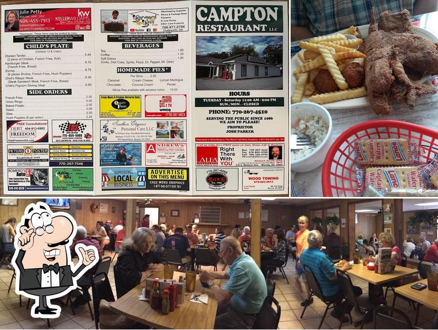 Campton Restaurant, Monroe - Restaurant menu, prices and reviews