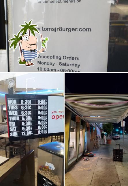Tom's Jr. Burger, 1883 Daly St # 108 in Los Angeles - Restaurant menu ...