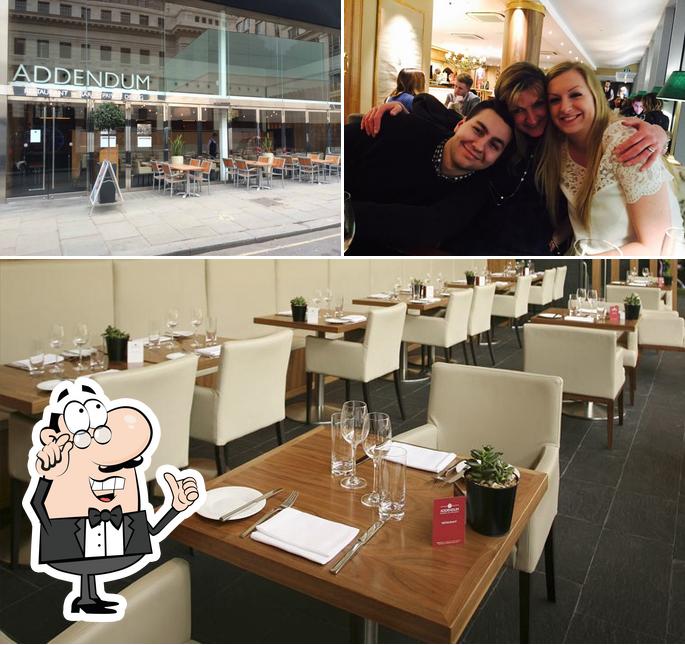 Addendum in London - Restaurant menu