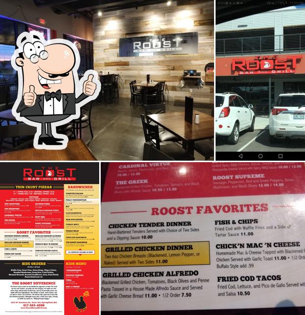 The Roost Bar & Grill (Republic Rd) in Springfield - Restaurant menu ...