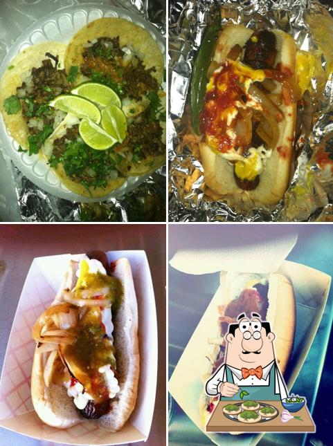 Mexican Hot Dog Man in San Jose