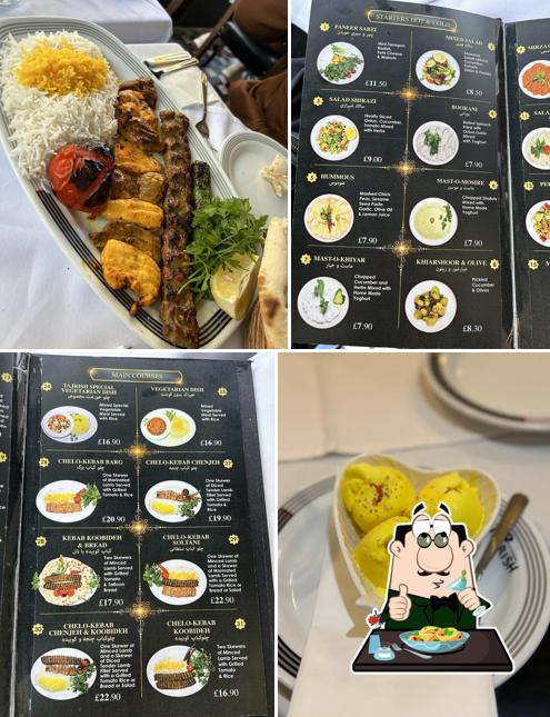 Tajrish Restaurant in London - Persian restaurant menu and reviews