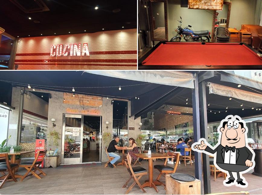 CUCINA pizza trattoria restaurant, São Paulo, R. Dep. João Sussumu ...