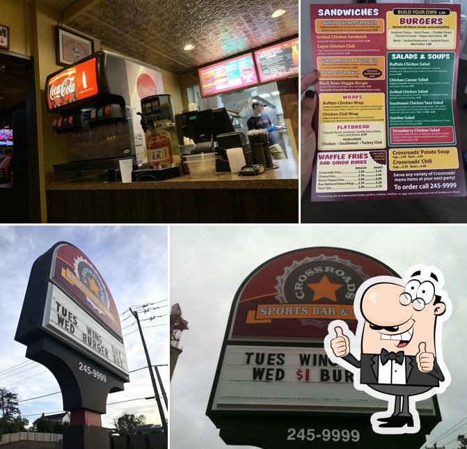 Crossroads Sports Bar & Grill, Cincinnati - Restaurant menu, prices and ...