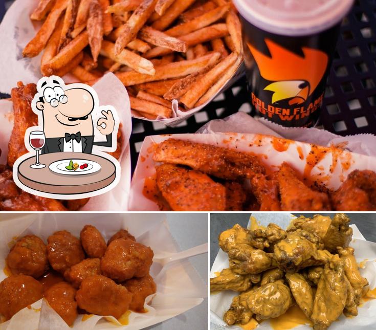 Golden Flame Hot Wings, Colorado Springs - Restaurant menu, prices and ...