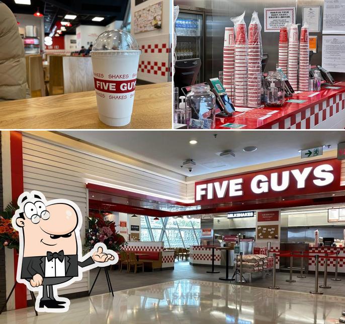 Five Guys restaurant, Hong Kong, Shop UG 69 & UG 71 - Restaurant menu ...