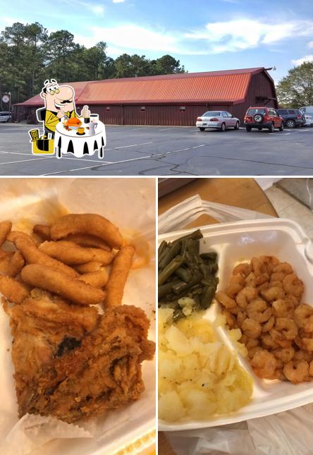Ron's Barn Barbecue & Seafood, Coats - Restaurant menu, prices and reviews