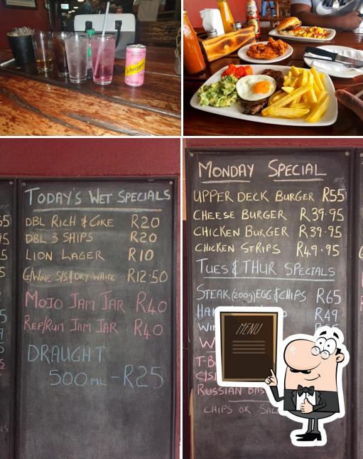 Upper Deck., Nelspruit - Restaurant menu, prices and reviews