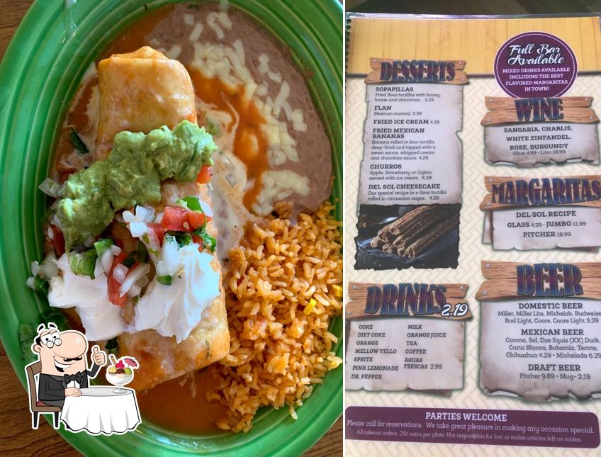 Del Sol Mexican Restaurant, Lumberton - Restaurant menu, prices and reviews