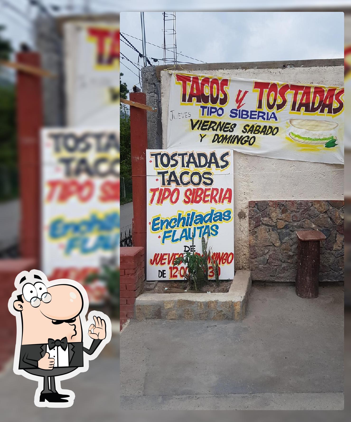 Tostadas y tacos tipo Siberia, Aramberri - Menú del restaurante ...