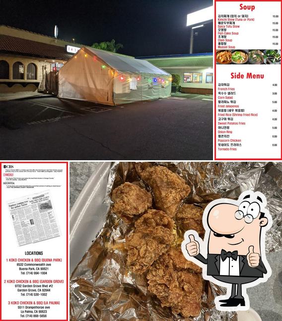Koko Chicken & BBQ, La Palma - Restaurant menu, prices and reviews