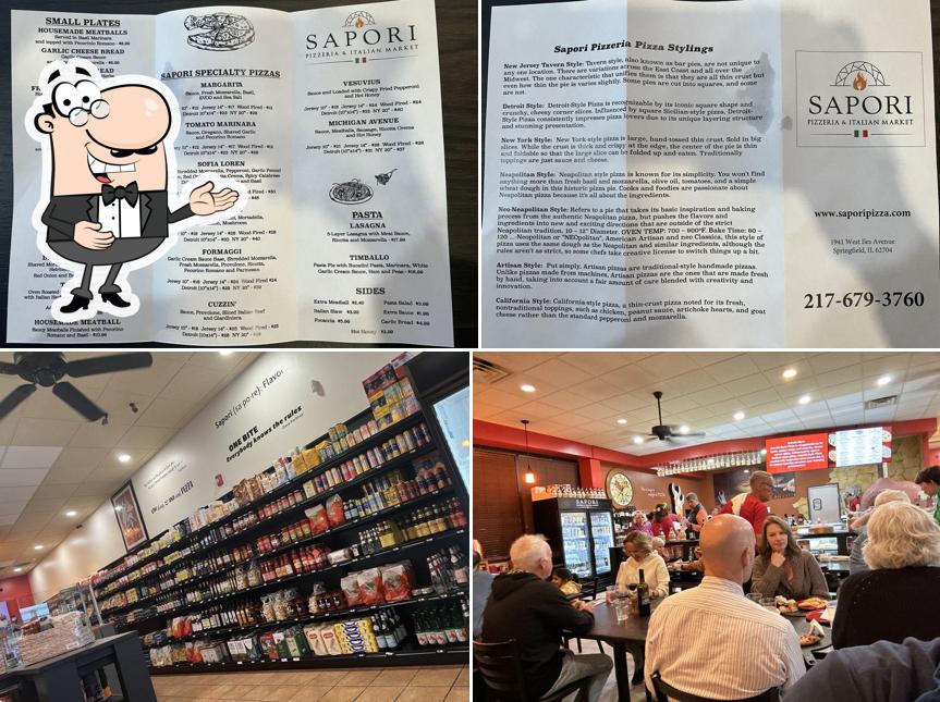 Sapori Pizzeria & Italian Market, Springfield - Restaurant menu, prices ...