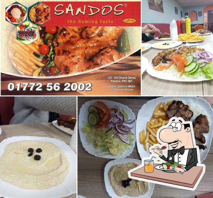 Sandos, Preston - Menú del restaurante, precios y reseñas