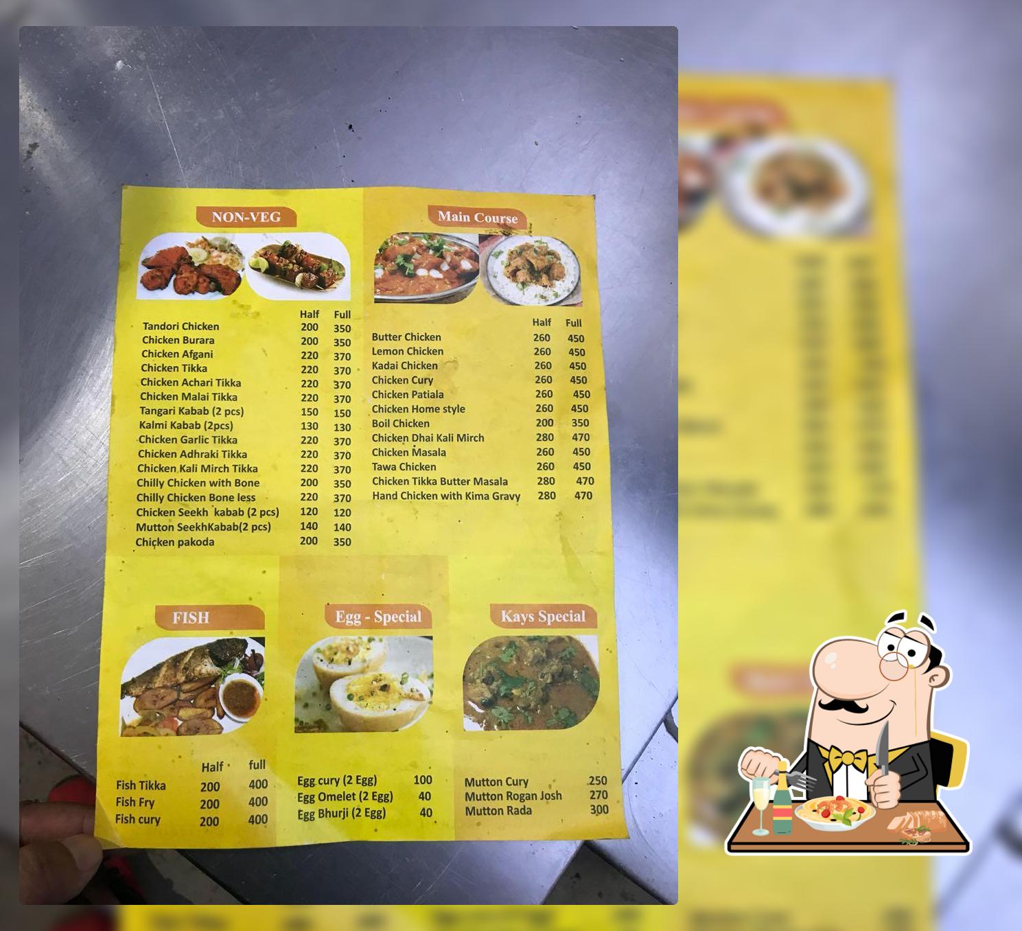 Kay's Food Veg& Nonveg, Panipat - Restaurant menu, prices and reviews
