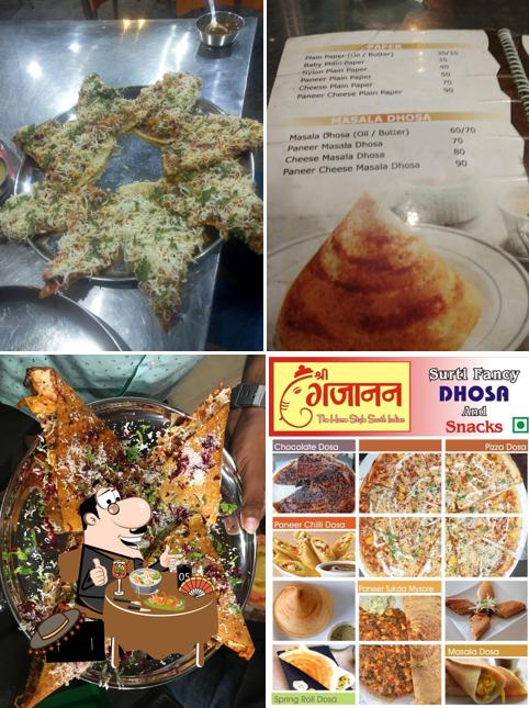 Shree Gajanan Surti Fancy Dhosa and Snacks, Vadodara - Restaurant menu ...