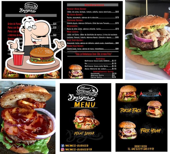 Memes Burger restaurant, Ciudad Obregón, calle coahuila entre Flavio ...