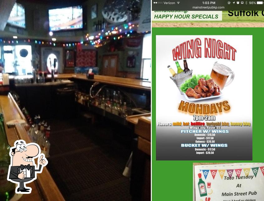Main Street Pub in Kings Park - Restaurant menu and reviews