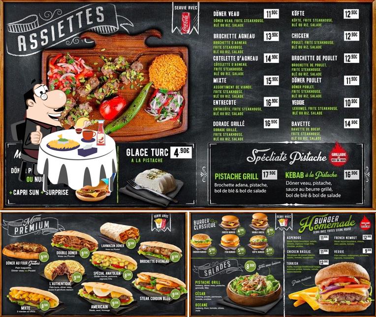 Pistache Grill Antep Sofrasi, Villetaneuse - Menu du restaurant, prix ...