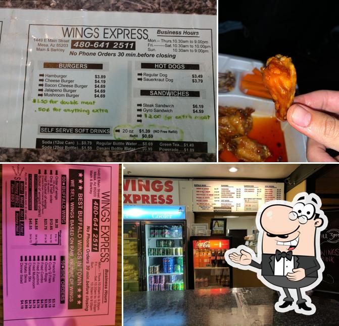 Wings Express, Mesa - Restaurant menu, prices and reviews