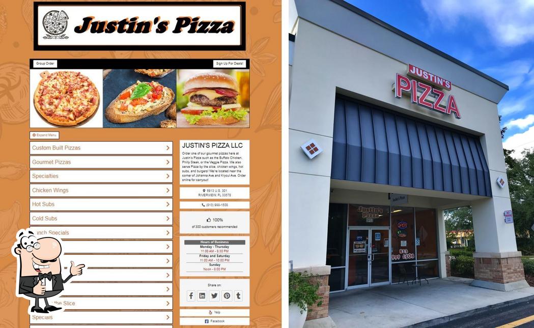 Justin's Pizza in Riverview - Restaurant menu and reviews