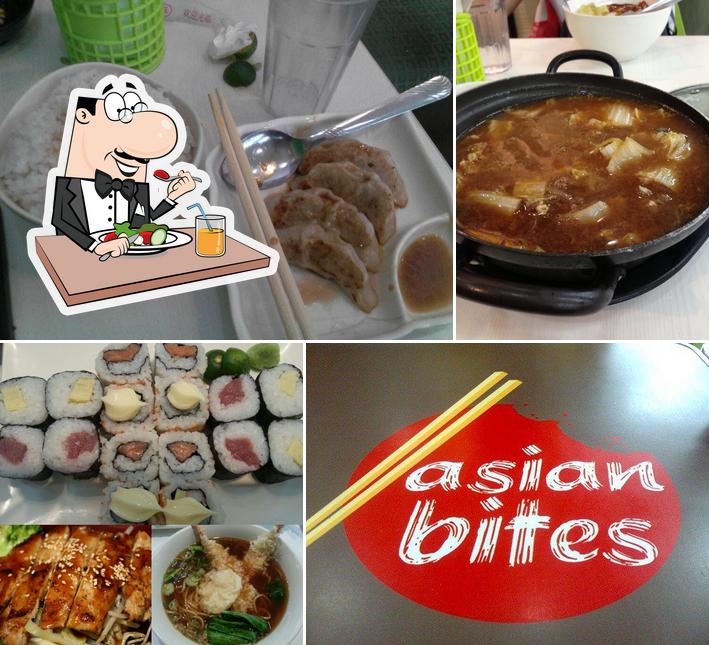Asian Bites restaurant, Manila, Robinsons Place Manila - Restaurant menu