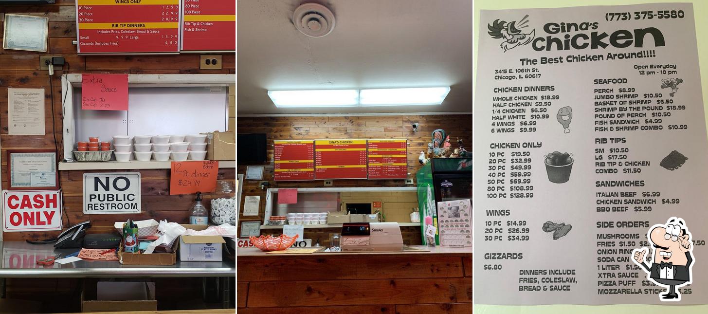 Gina's Chicken, Chicago - Restaurant menu, prices and reviews