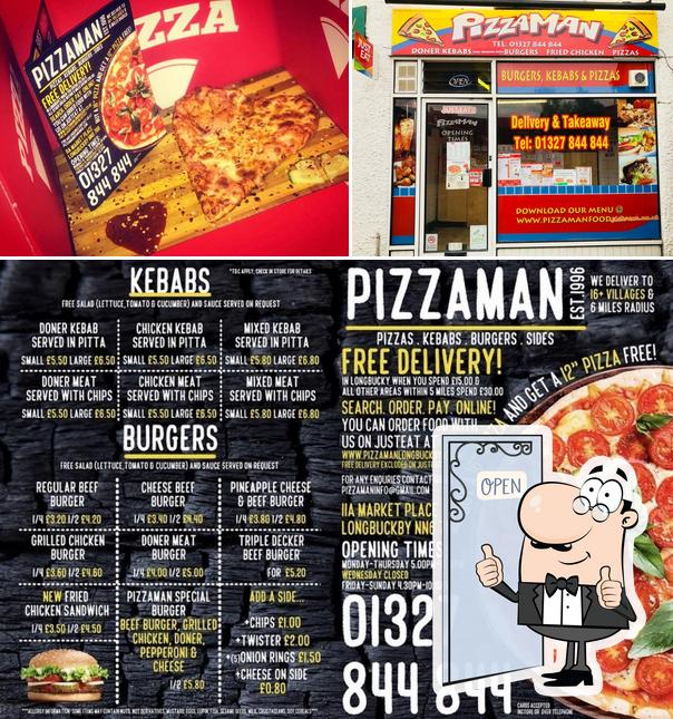 Pizza Man in Long Buckby - Restaurant menu and reviews