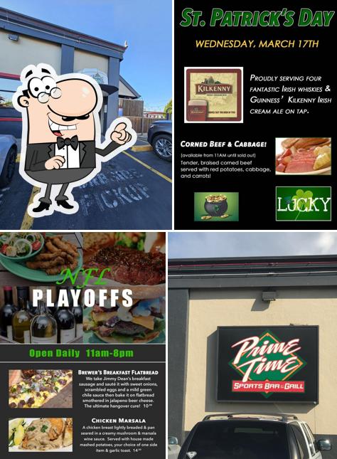 Prime Time Sports Bar & Grill, Springfield - Restaurant menu, prices ...