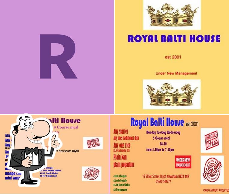 Royal Balti House, Blyth - Restaurant menu, prices and reviews