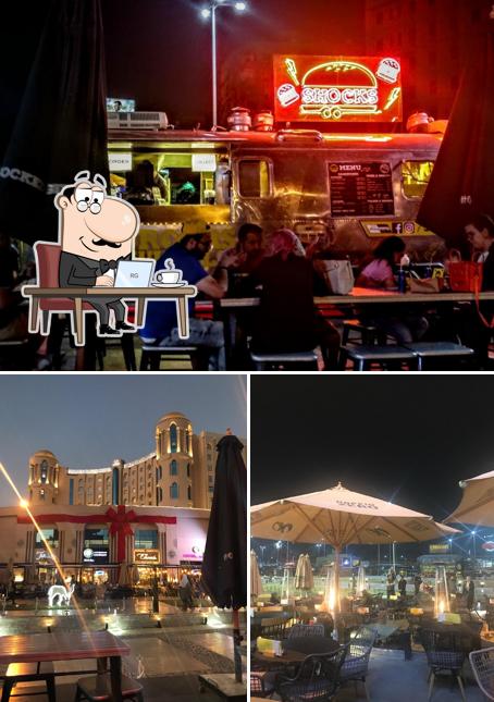Shocks Burger restaurant, New Cairo City, 38HX+433 - Restaurant menu ...