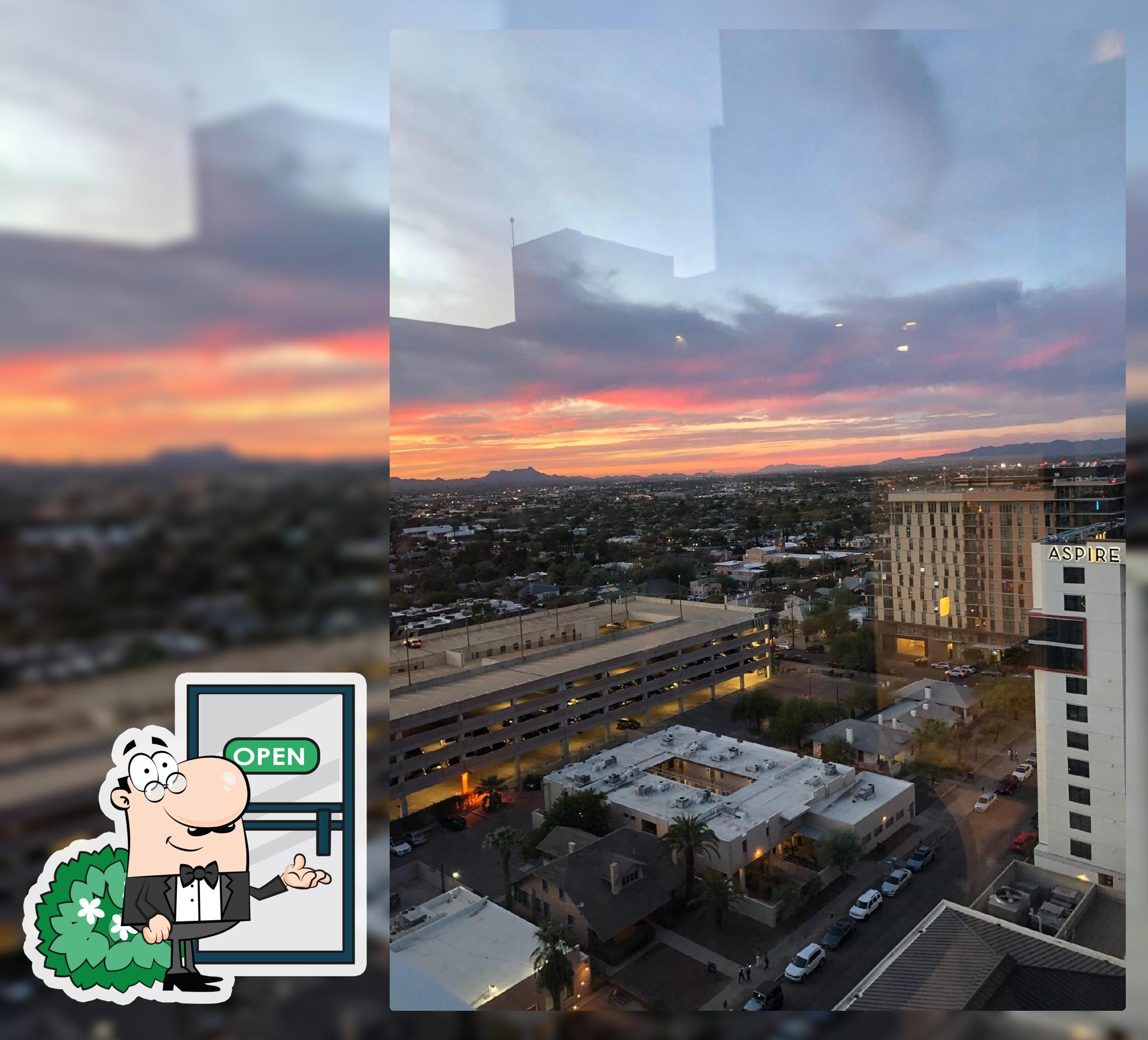 The Moonstone Rooftop Bar in Tucson