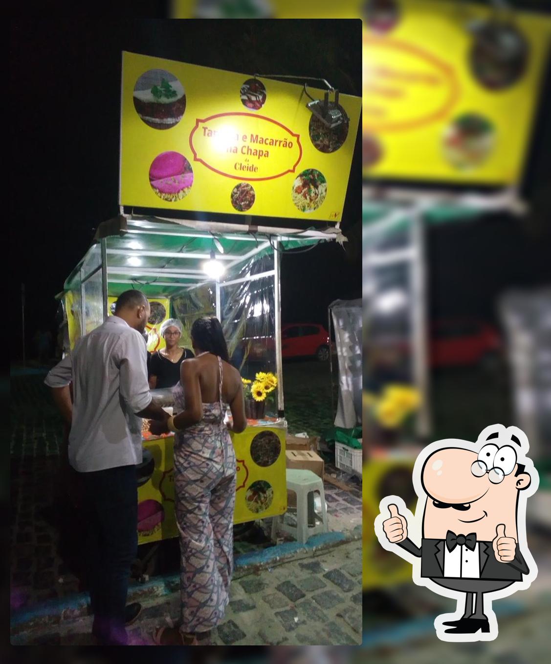 Tapioca e macarrao na chapa da cleide, Porto Seguro - Menu do ...