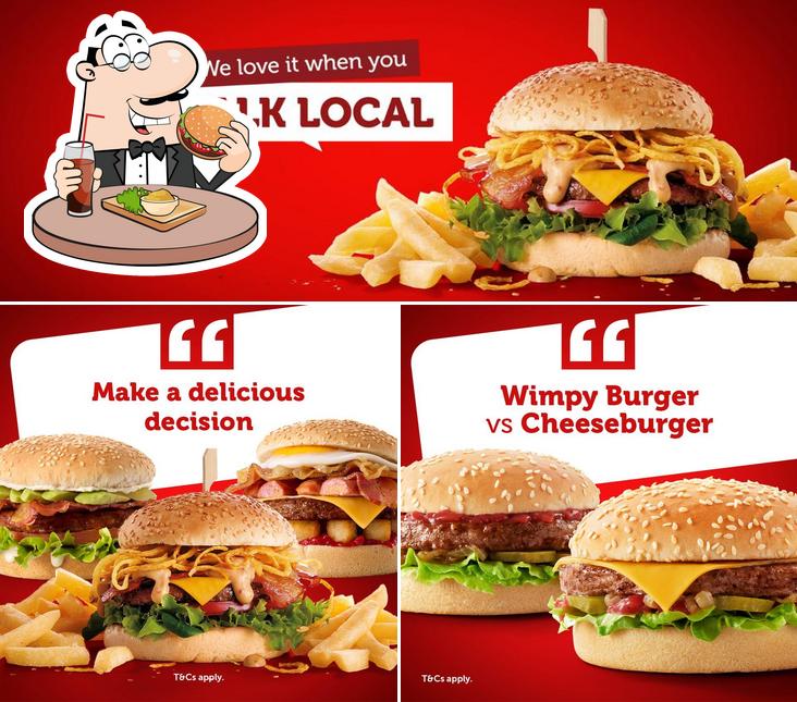 Wimpy restaurant, Midrand, New Road Offramp - Restaurant menu