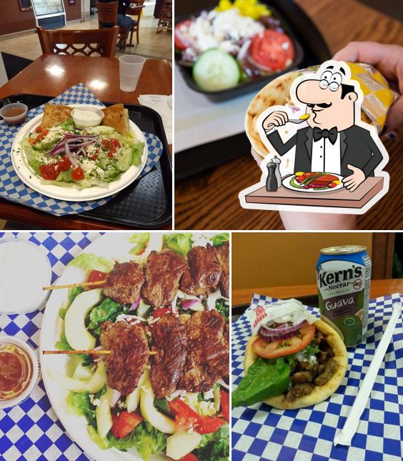 Restaurante Greek Express, Bellevue, Factoria Square Mall SE h2 - Carta ...