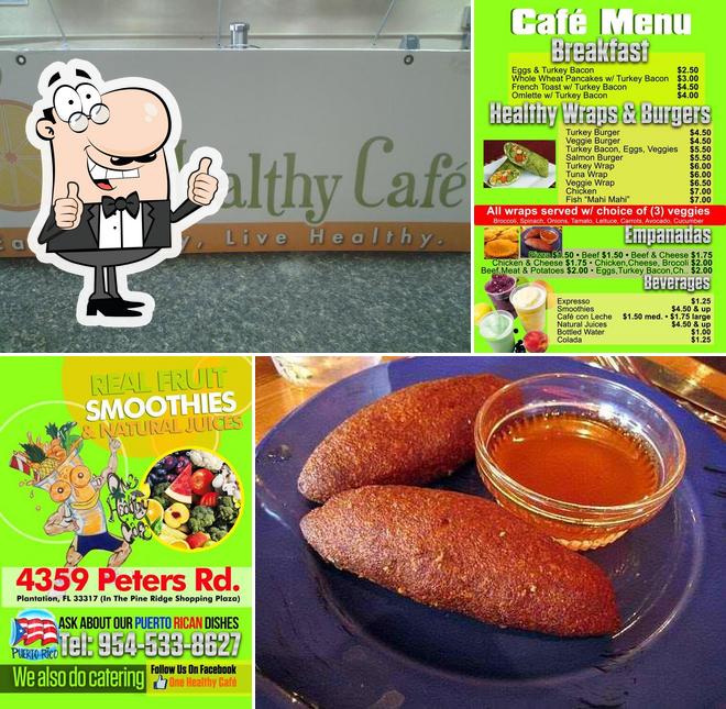 One Healthy Cafe, 4359 Peters Rd in Plantation - Restaurant menu