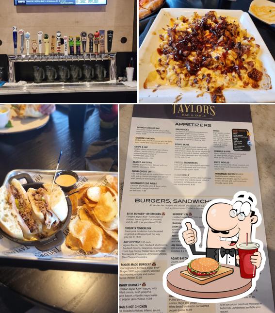 Taylor's Bar & Table - Restaurant menu, prices and reviews