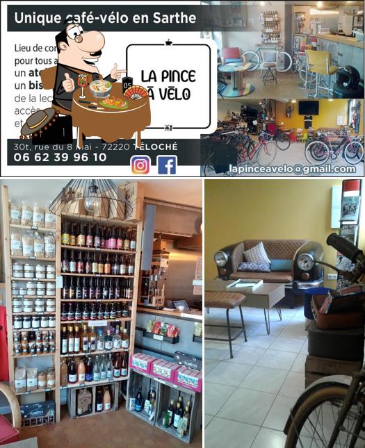 Café- vélo, LA PINCE A VELO, Teloché - Menu du restaurant, prix et avis