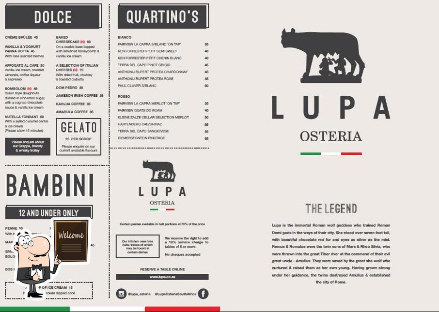 Lupa Osteria Suncoast restaurant, Durban, Suncoast Casino - Restaurant ...