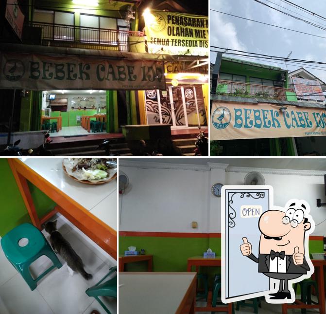 Bebek Cabe ijo restaurant, Bekasi Regency, Jl. Vila Nusa Indah ...