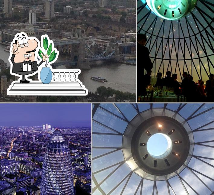 Helix Restaurant at The Gherkin in London - British restaurant menu and ...