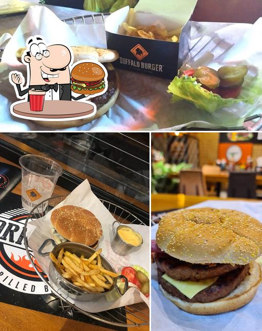 Buffalo Burger restaurant, Sheikh Zayed City, In Front of Saudi Market ...