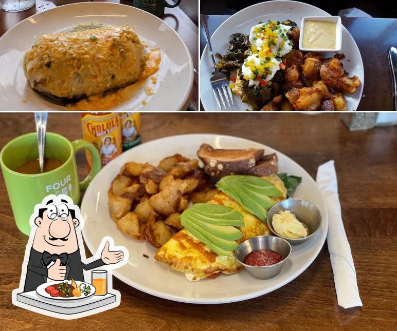 Four Friends Kitchen, 2893 Roslyn St in Denver - Restaurant menu and ...